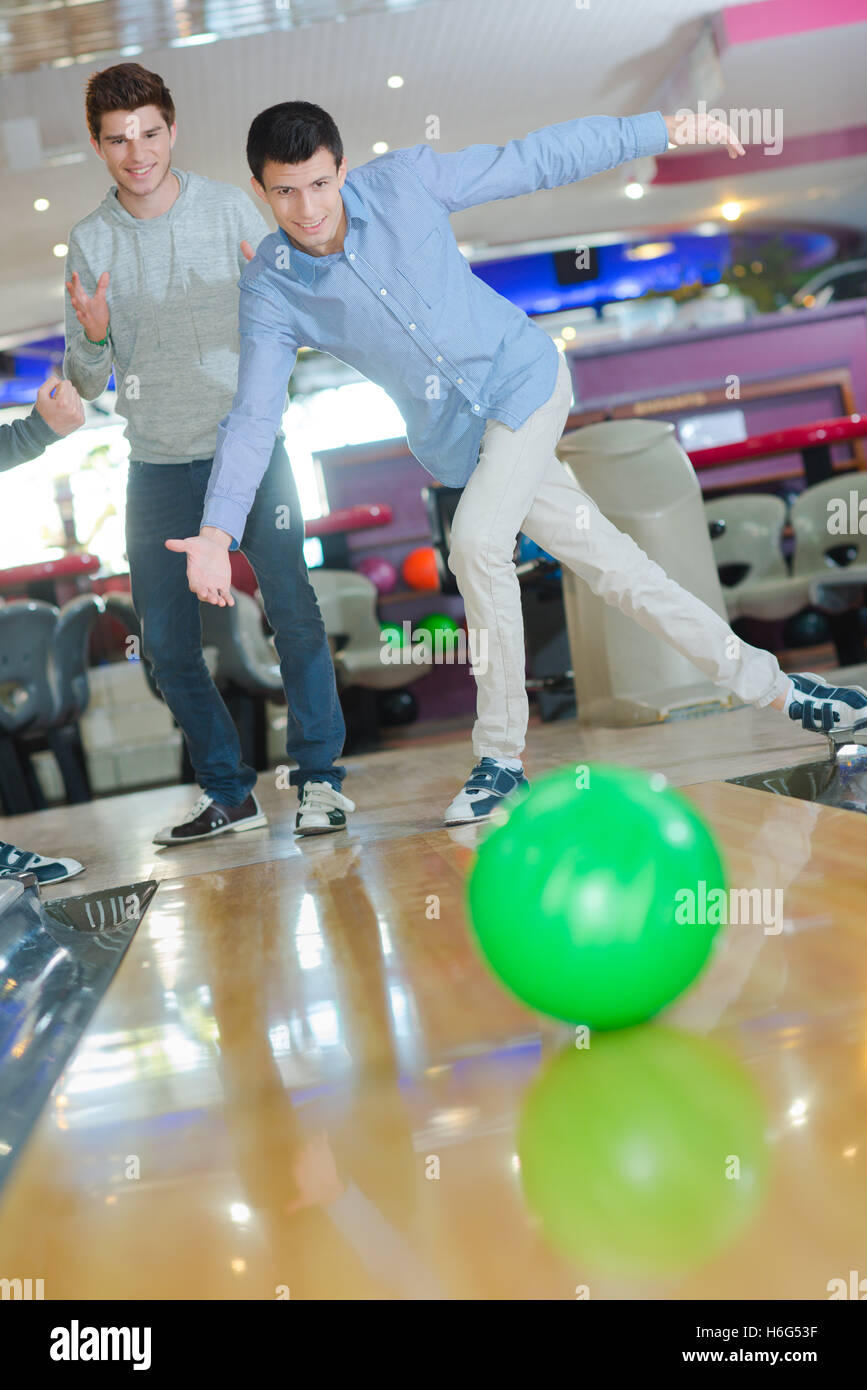 Men Bowling High Resolution Stock Photography and Images - Alamy