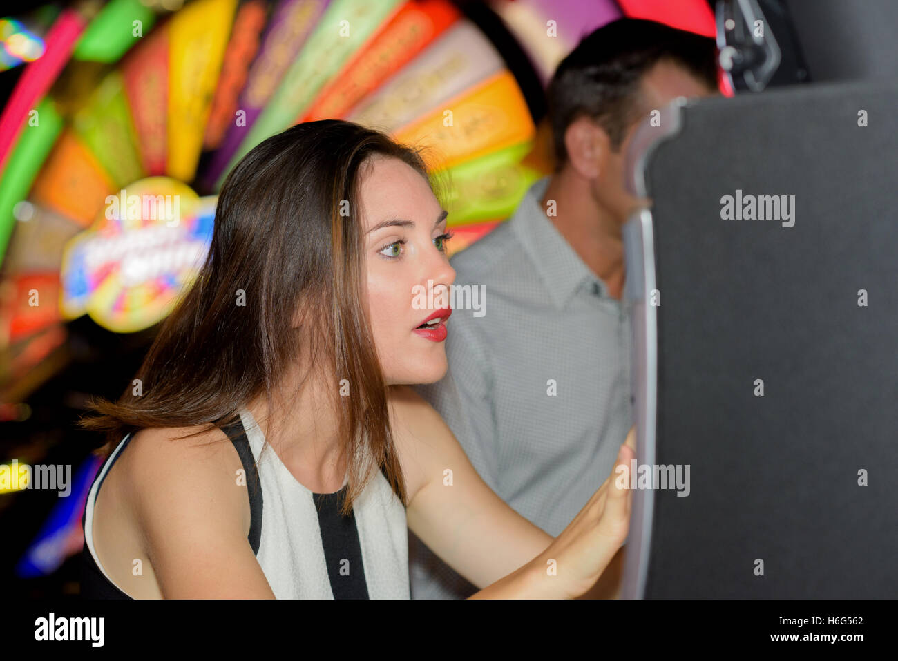 Girl arcade game hi-res stock photography and images - Alamy