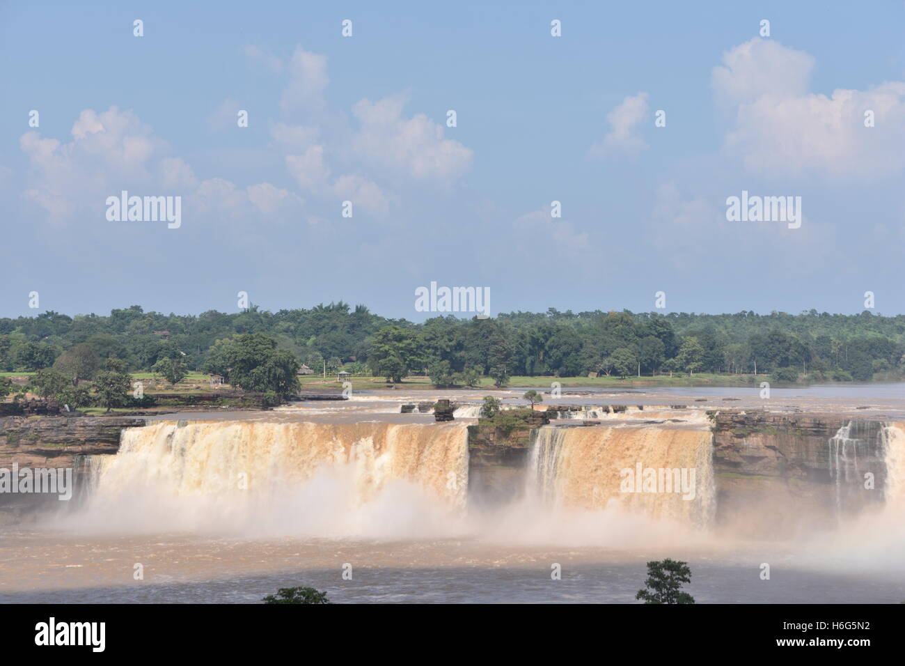 Chitrakot waterfall, Chattishgarh, India Stock Photo - Alamy