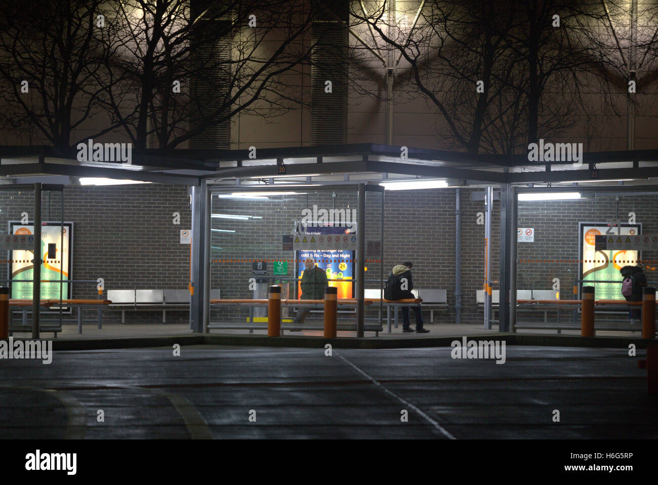 Bus stop ad night hi-res stock photography and images - Alamy