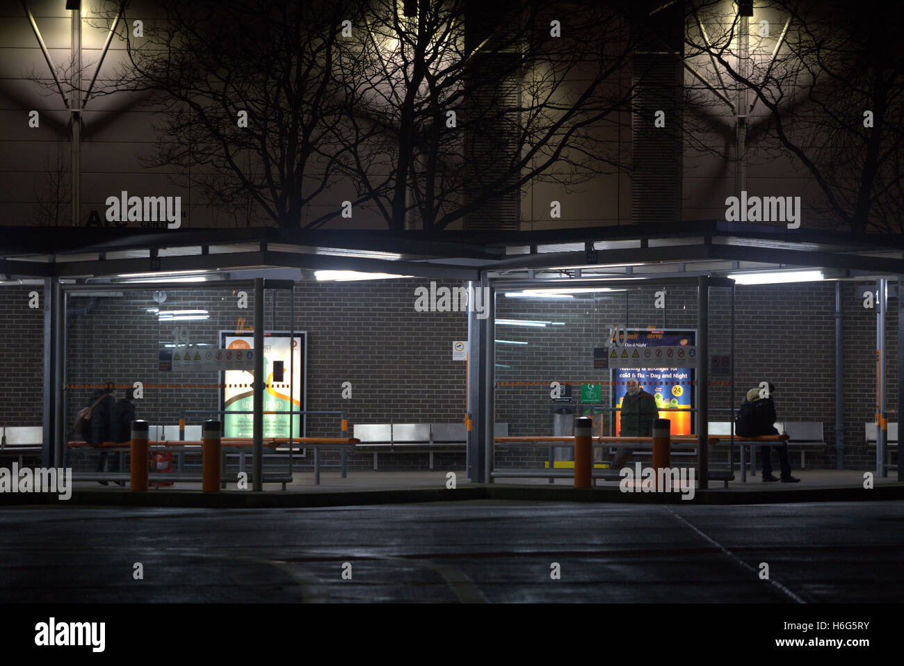 Bus Stop Ad Night High Resolution Stock Photography and Images - Alamy