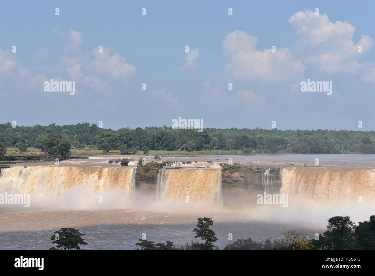 Chitrakot waterfall, Chattishgarh, India Stock Photo - Alamy