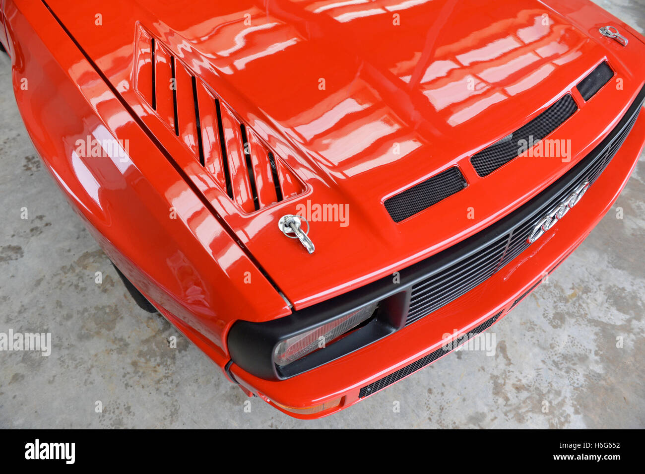 Classic Audi Quattro rally car 2 door version Stock Photo - Alamy
