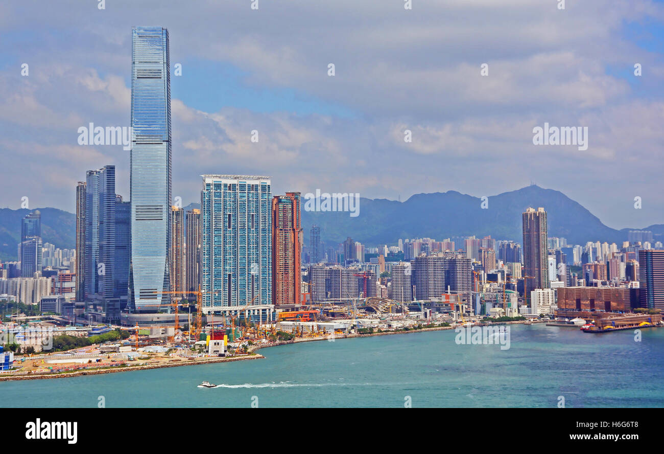 bay of Hong Kong Kowloon China Stock Photo - Alamy