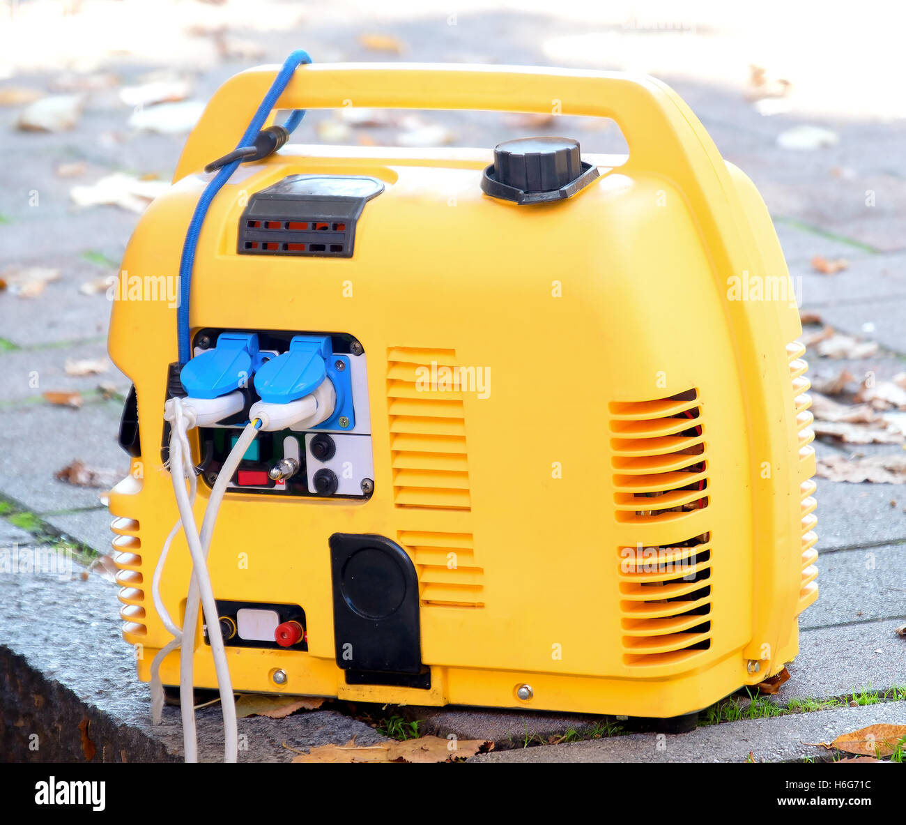 portable generator power Stock Photo - Alamy