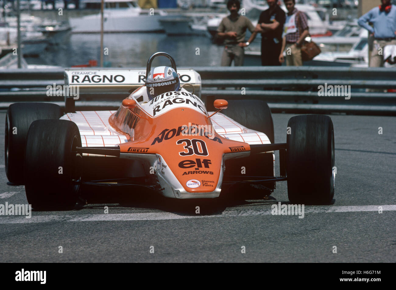 Arrows Monaco 1980s Stock Photo - Alamy
