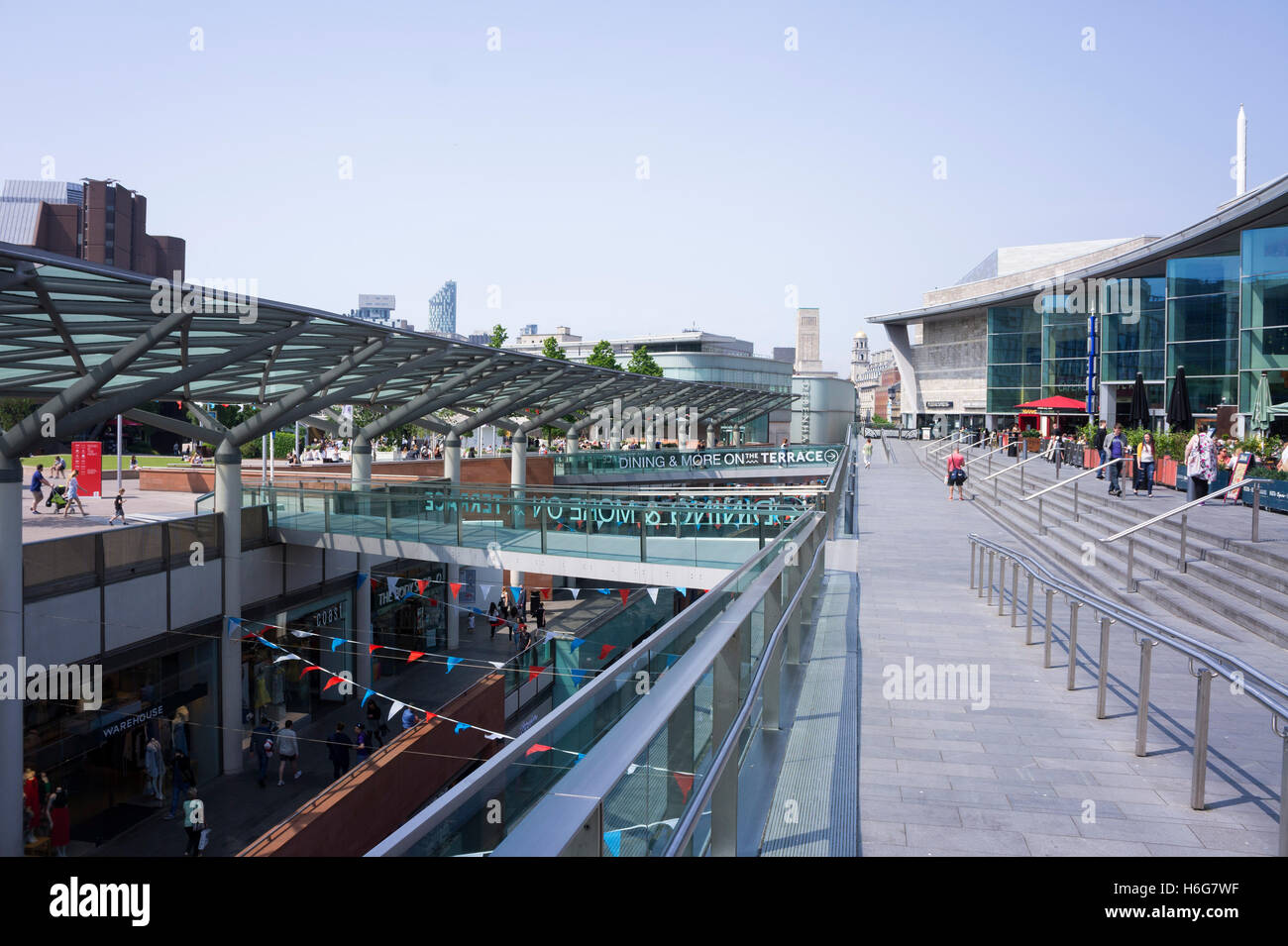 Liverpool One shopping complex development, city centre, Merseyside, UK ...
