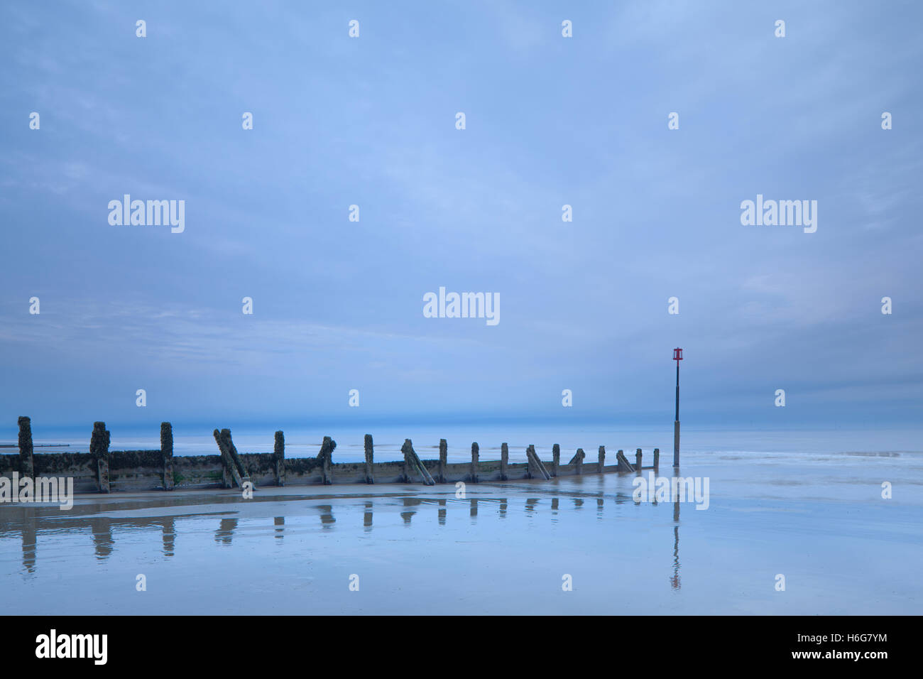 Sea defences on beach withernsea hi-res stock photography and images ...