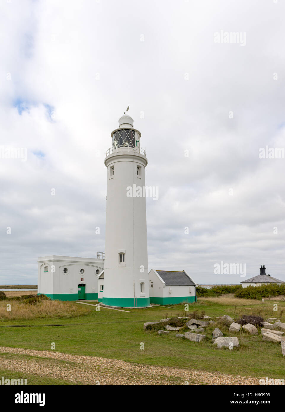 Hurst Point Lighthouse, English South Coast, Hampshire, UK Stock Photo ...