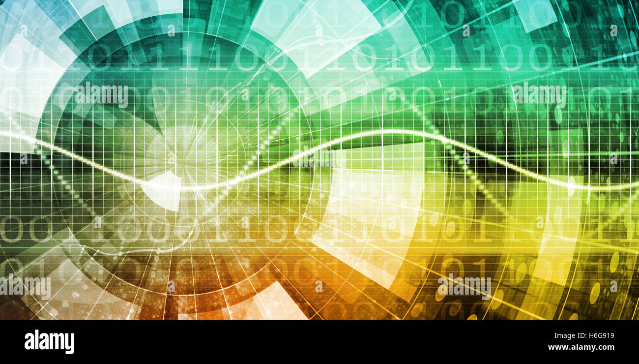 Technology Abstract as a Concept Background Art Stock Photo - Alamy