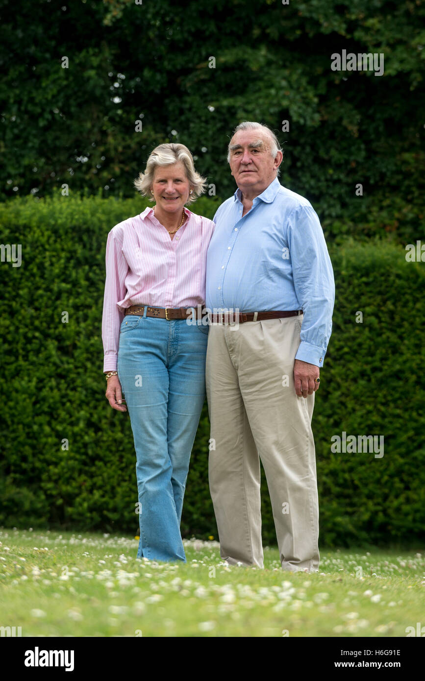 The Right Honourable Michael Mates, with his wife Christine, at home in ...