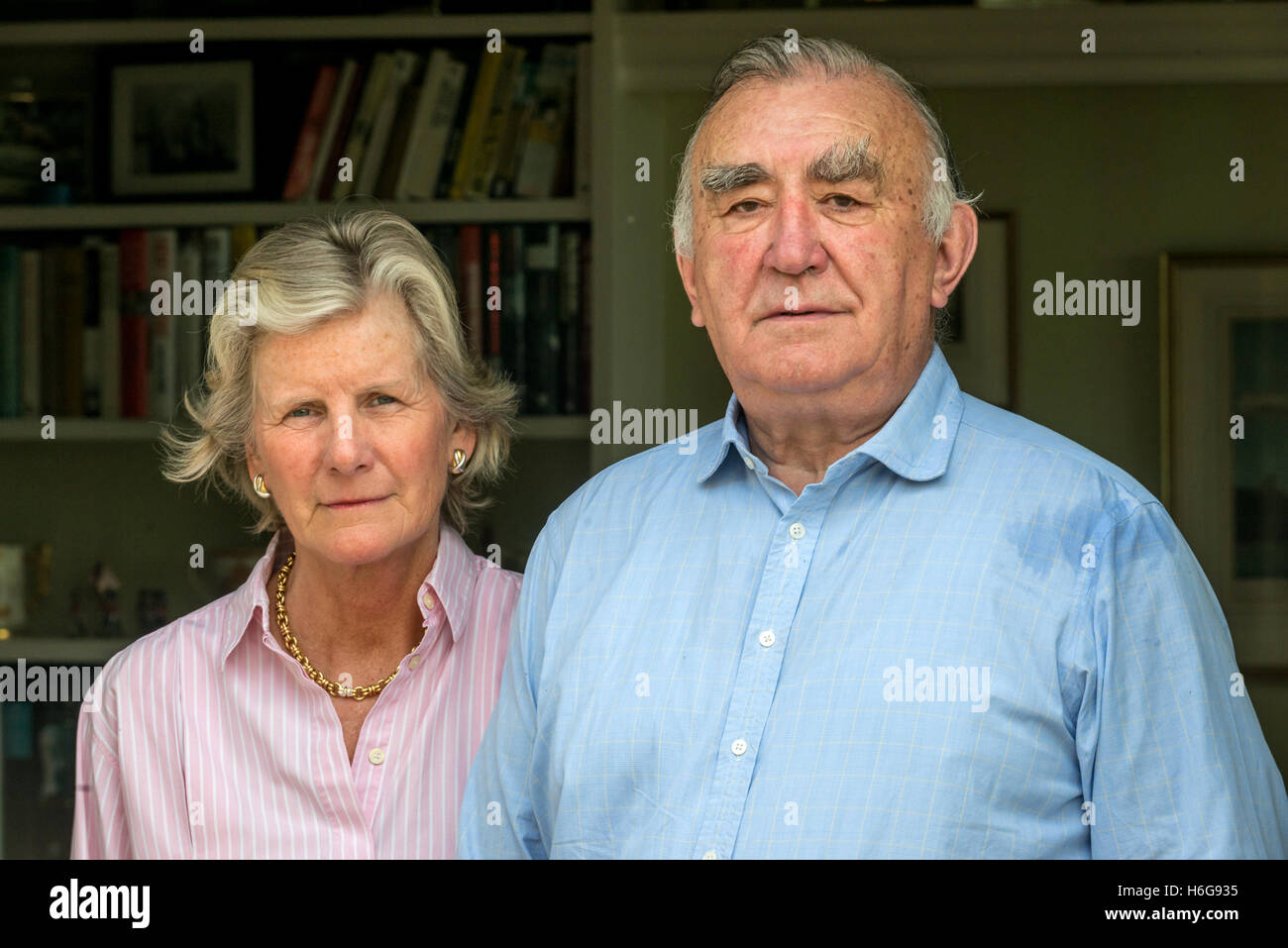 The Right Honourable Michael Mates, with his wife Christine, at home in ...