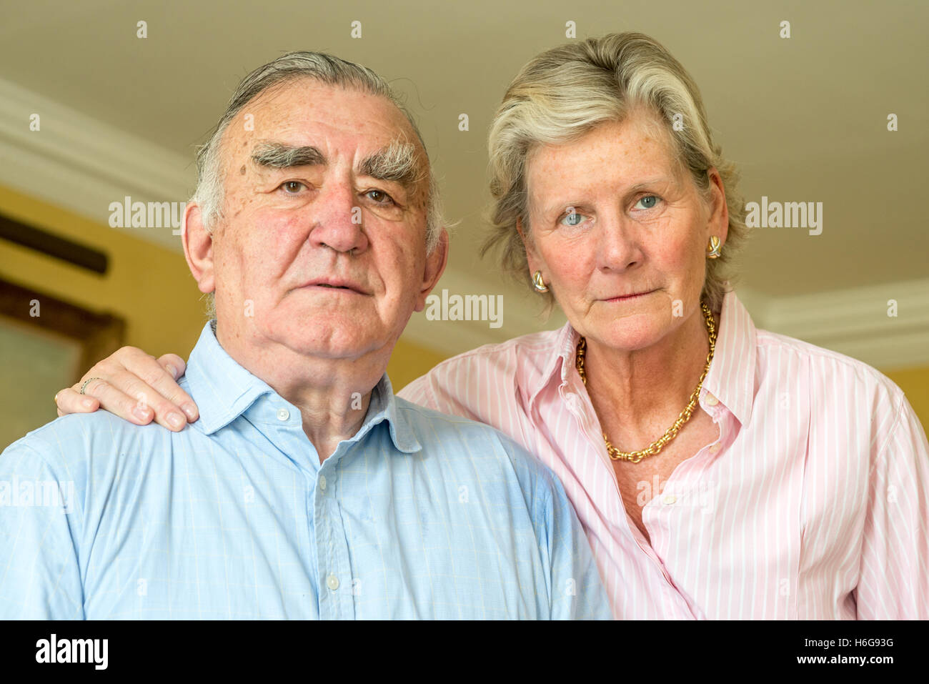 The Right Honourable Michael Mates, with his wife Christine, at home in ...