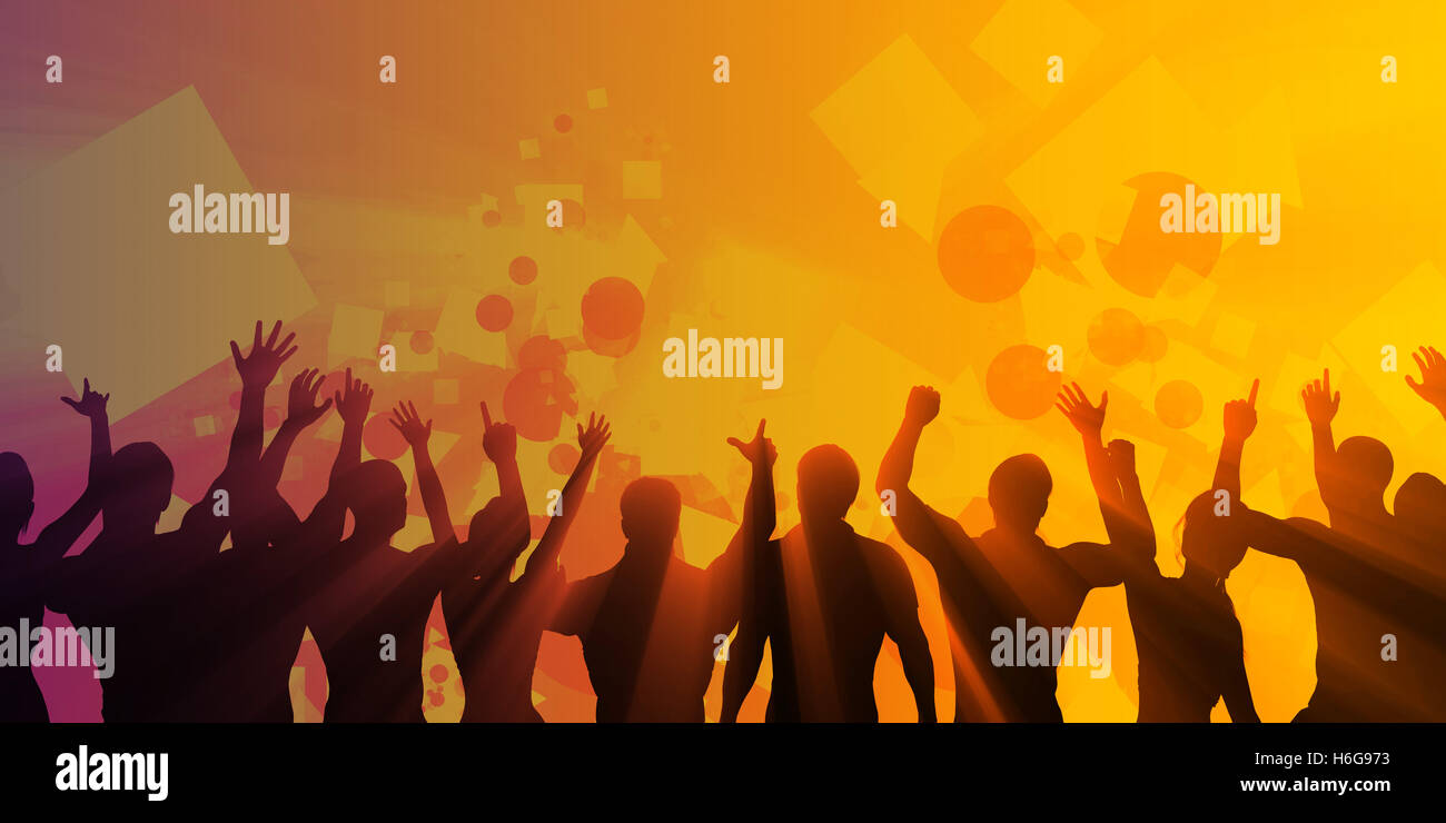 Disco Electronic Music Techno Party Background Art Stock Photo - Alamy