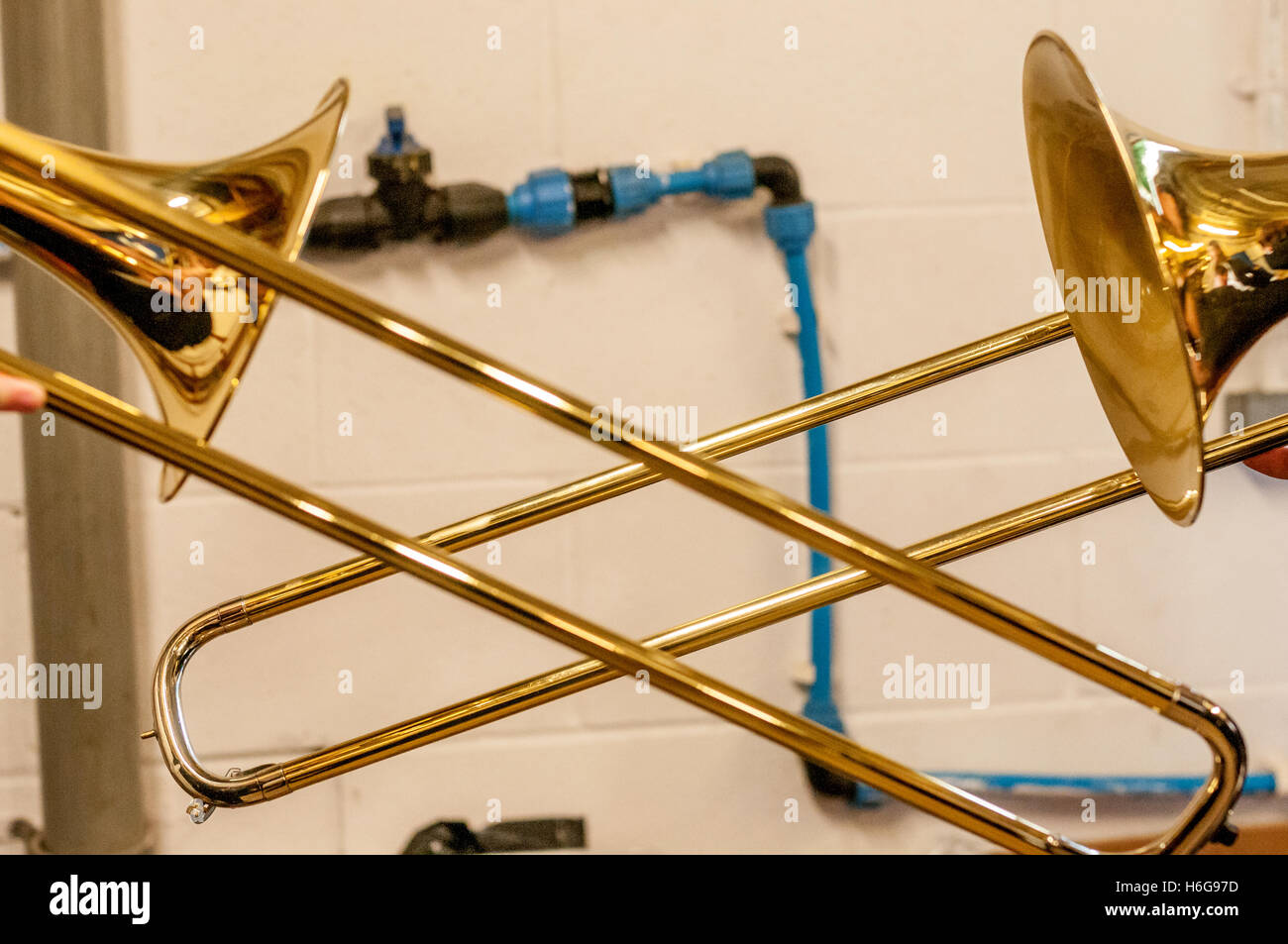 Close-up details of musical instruments being played Stock Photo - Alamy
