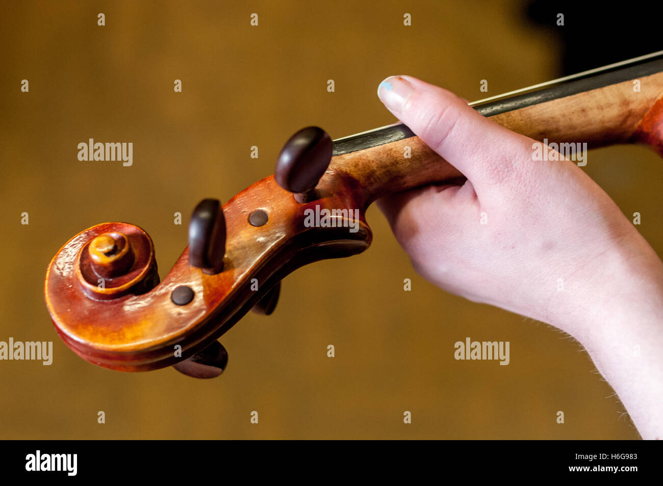 Close-up details of musical instruments being played Stock Photo - Alamy