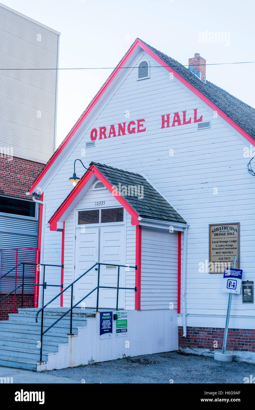 Orange Hall, Edmonton, Alberta, Canada Stock Photo - Alamy