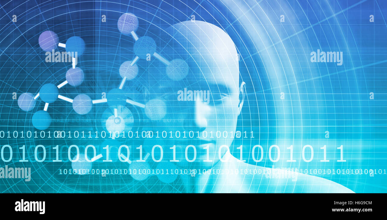 Molecule Background as a Science Abstract Concept Stock Photo - Alamy