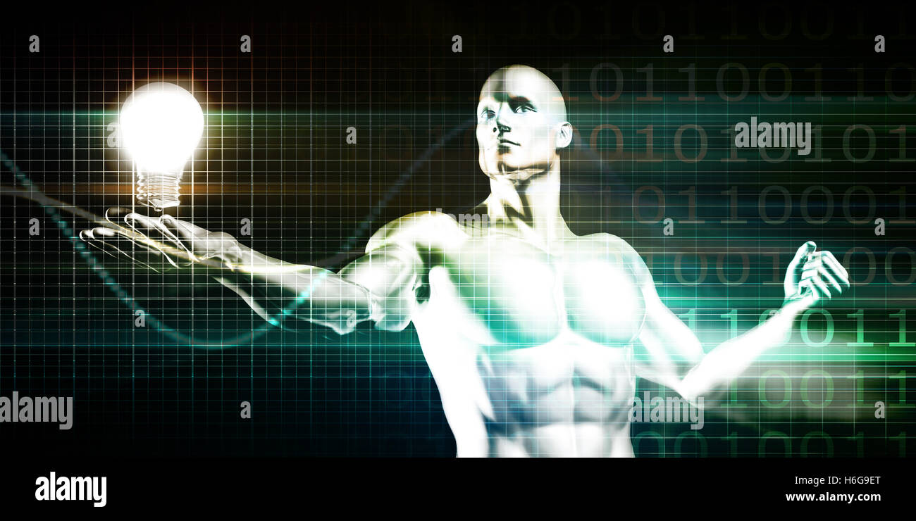 Discovery Process Through Research and Development as Art Stock Photo ...