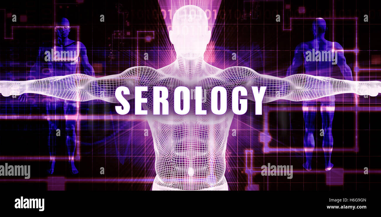 Serology as a Digital Technology Medical Concept Art Stock Photo - Alamy