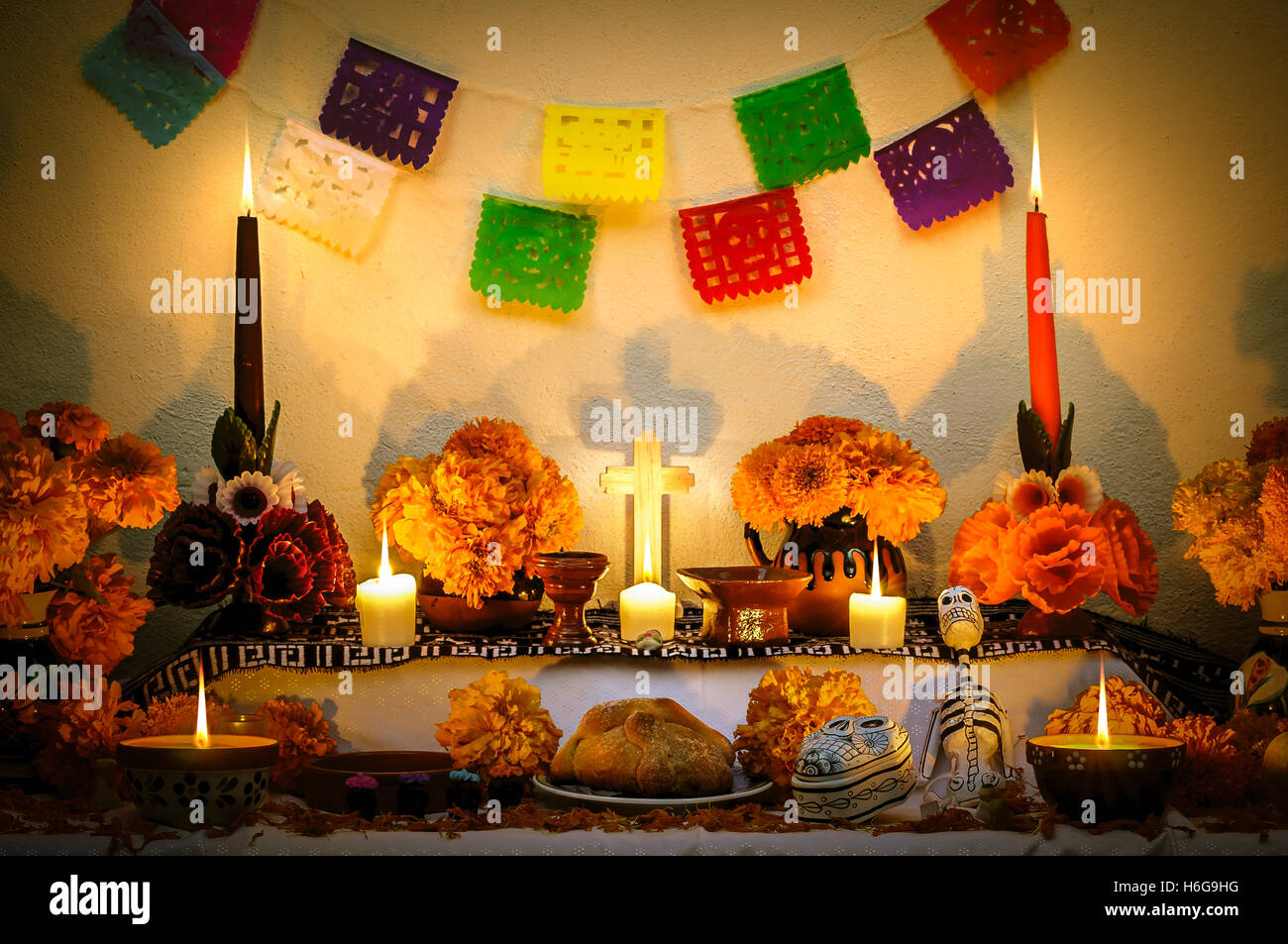 Dia De Los Muertos Altar Elements