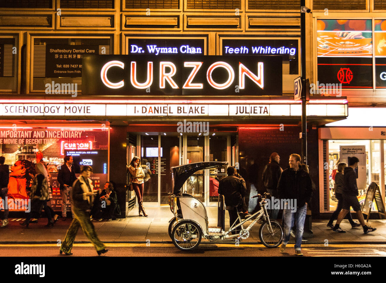 At londons west end curzon cinema hi-res stock photography and images ...