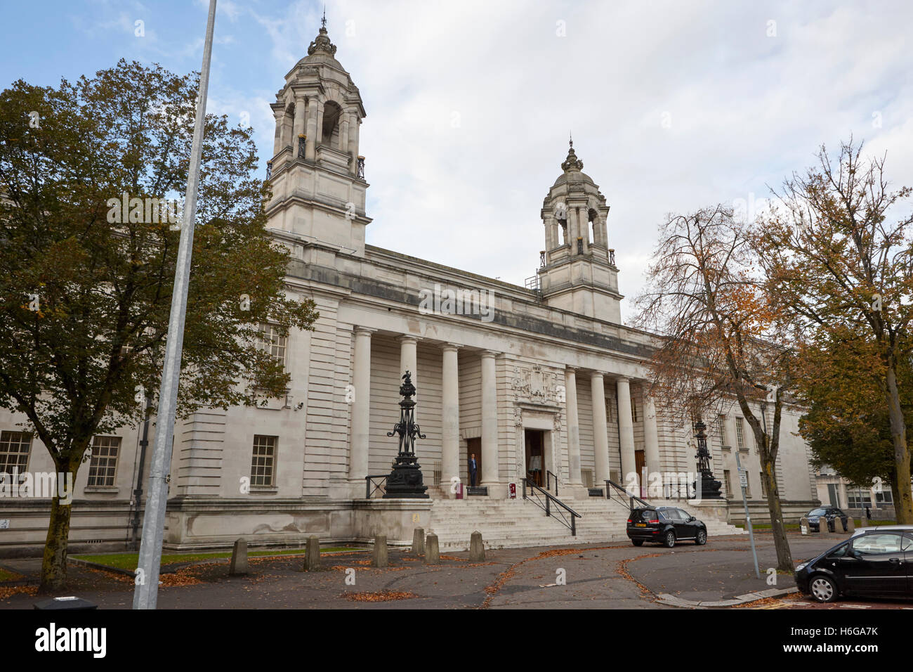 Cardiff crown court building Wales United Kingdom Stock Photo - Alamy