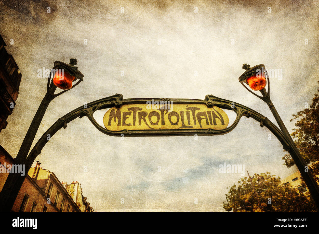 Vintage metro hi-res stock photography and images - Alamy