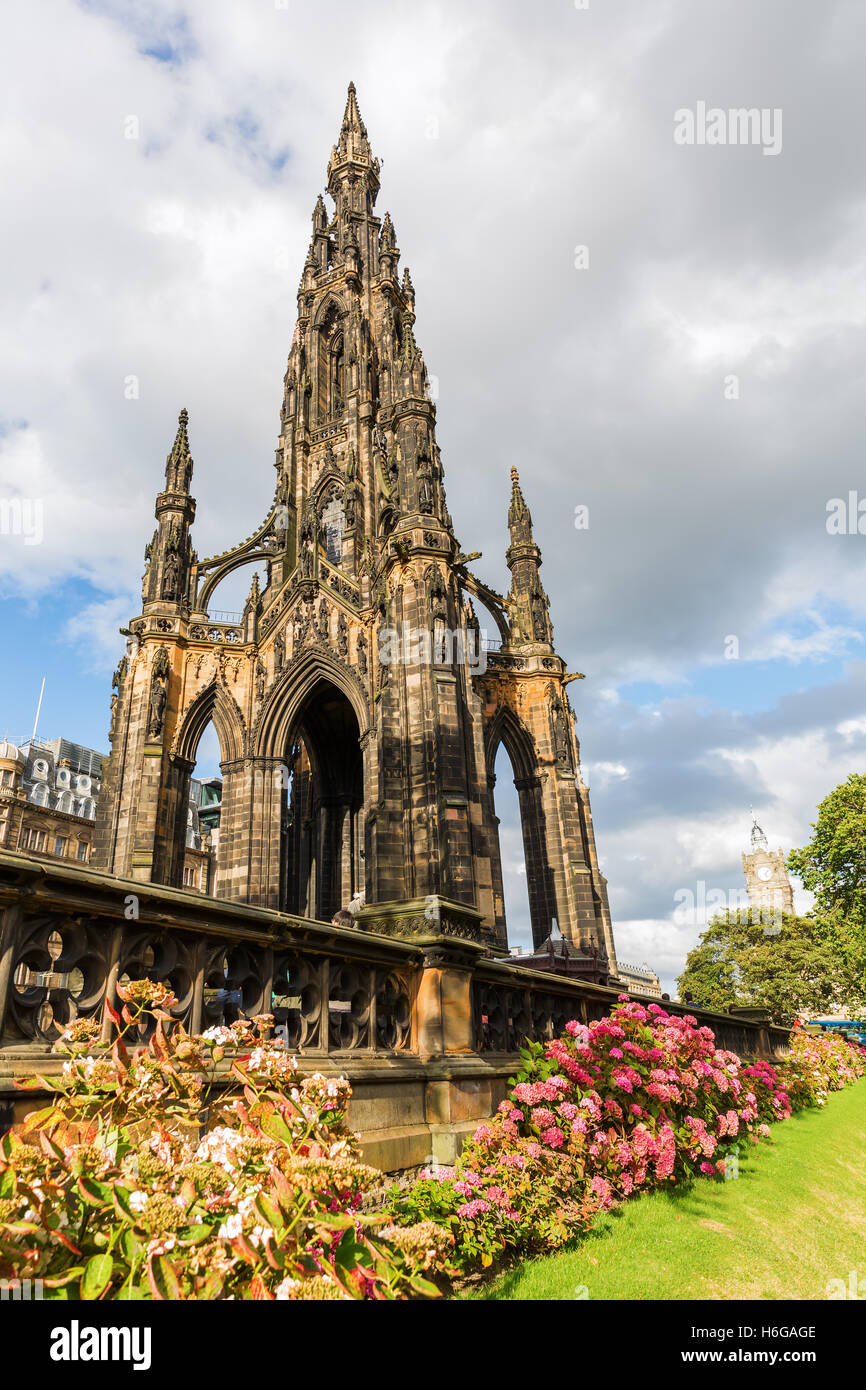 picture of the famous Scott Monument in Edinburgh, Scotland Stock Photo ...