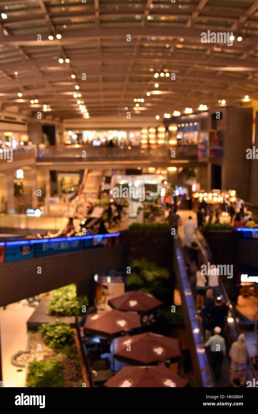 At The Shopping Mall at night, Dubai, United Arab Emirates Stock Photo ...