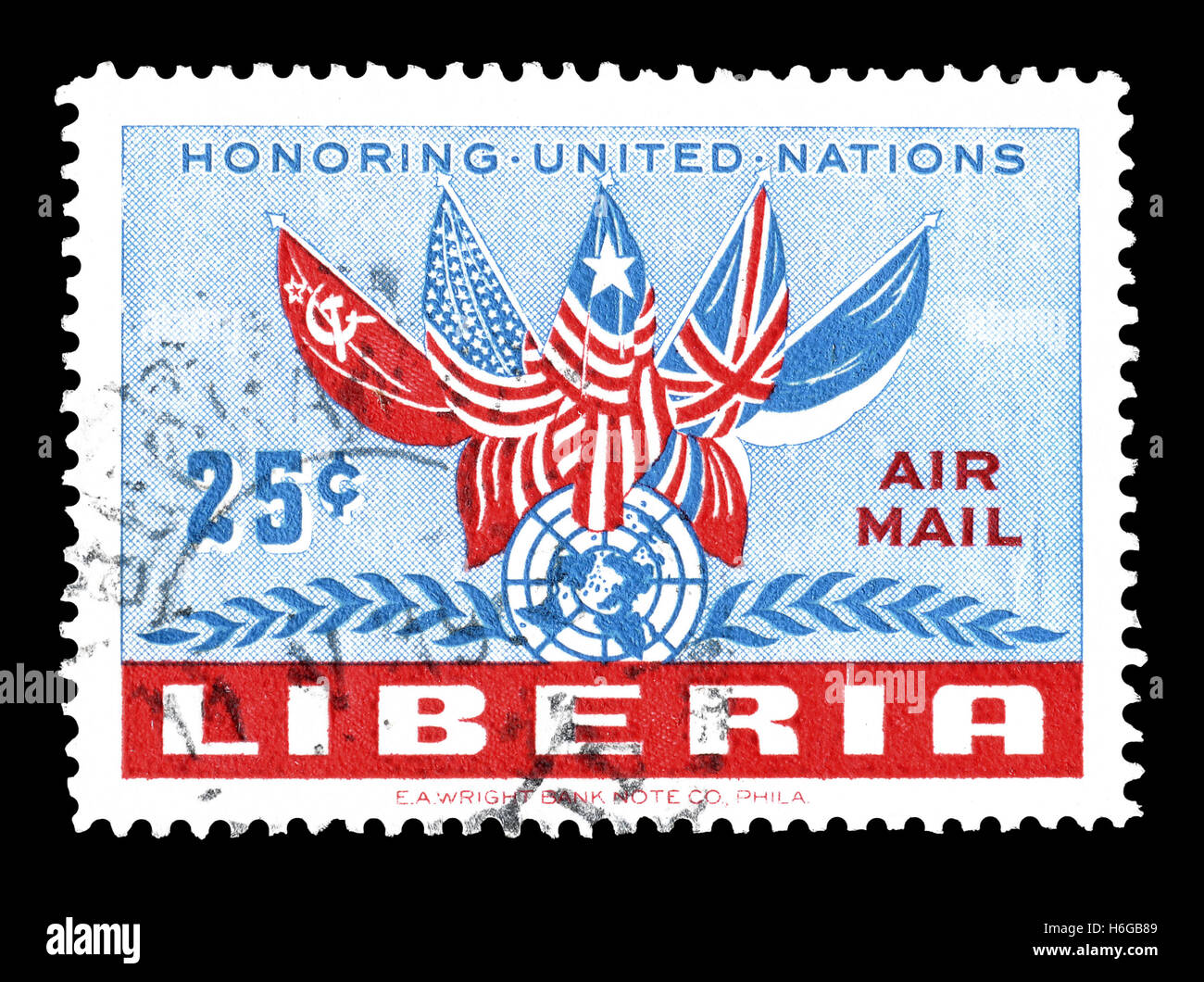 Liberia stamp 1952 Stock Photo - Alamy