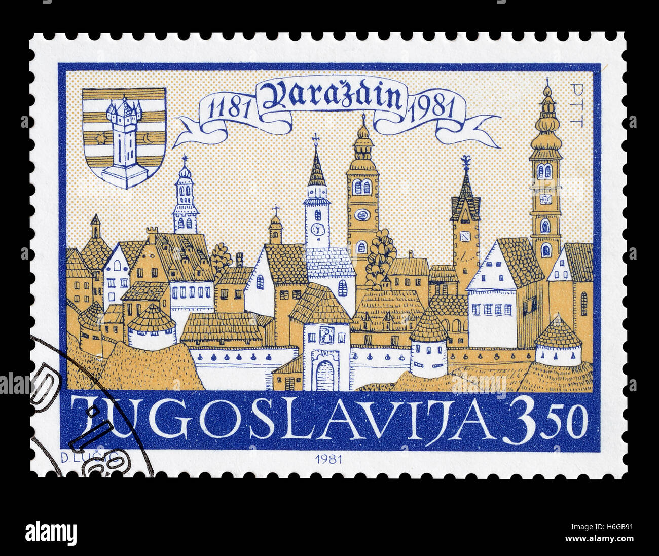 Yugoslavia stamp 1981 Stock Photo - Alamy