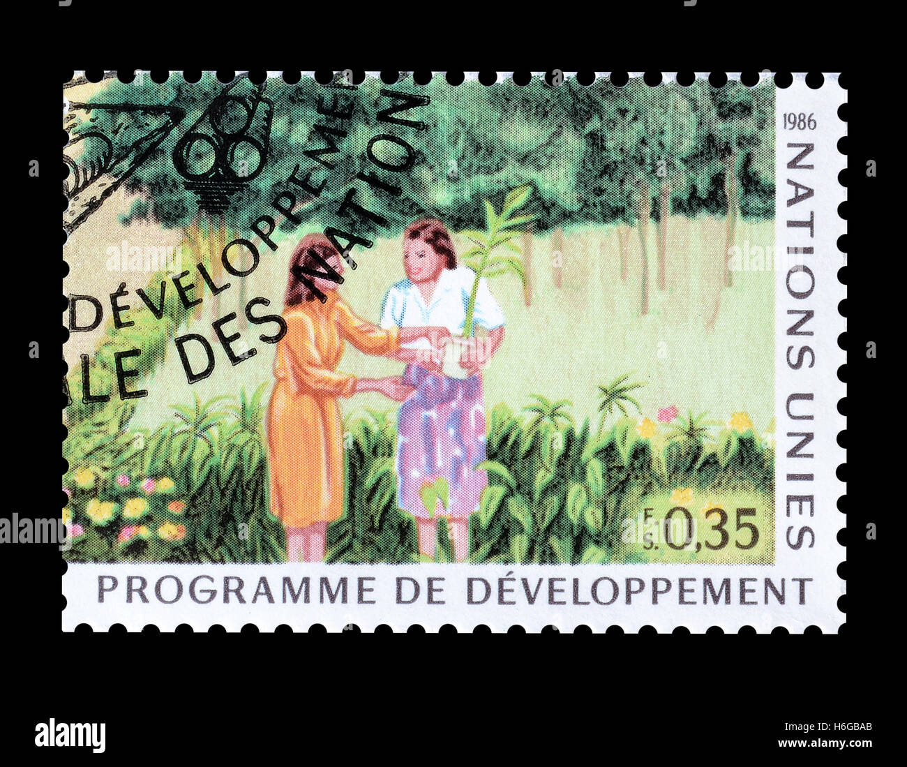 United nations stamp hi-res stock photography and images - Alamy