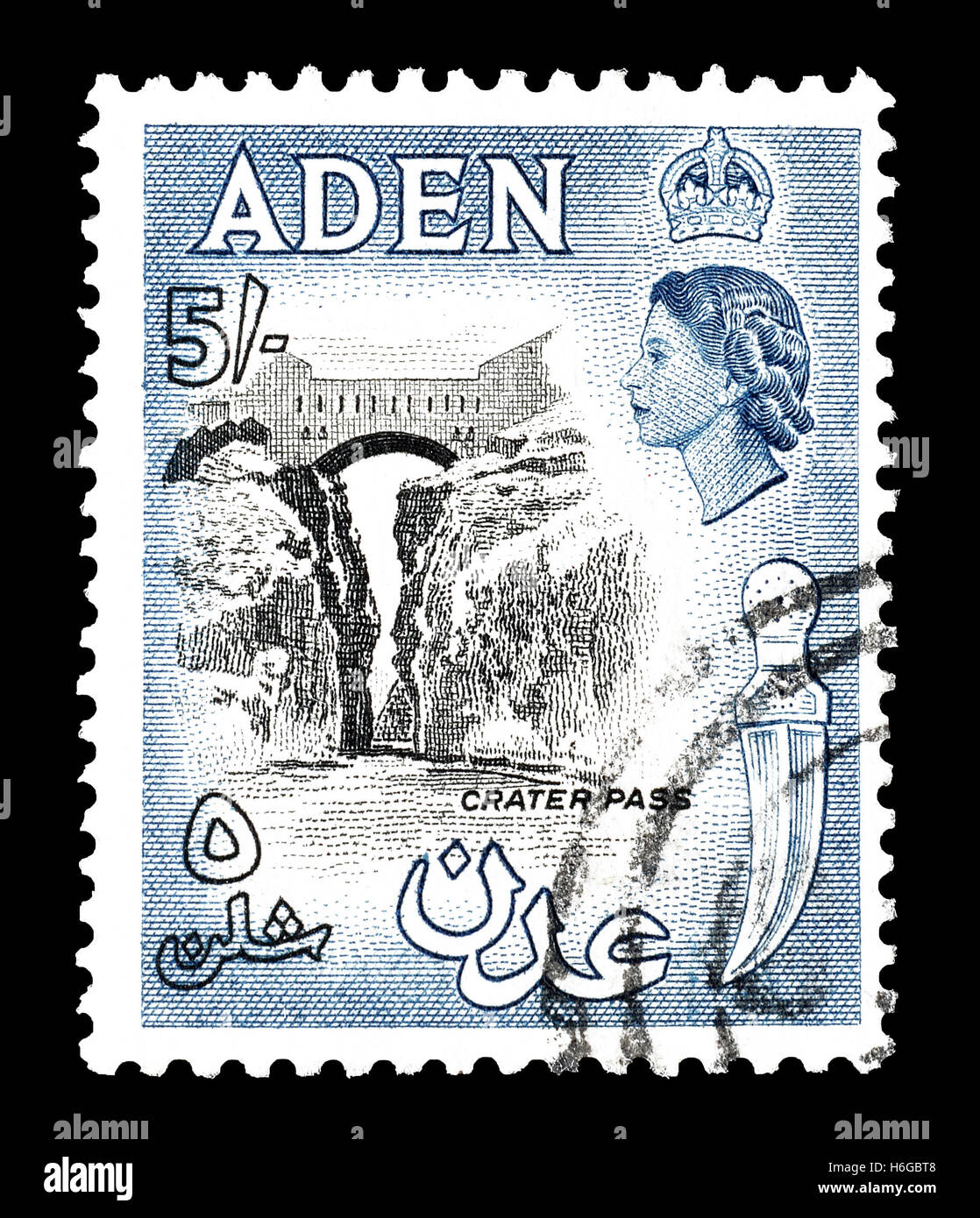 Aden stamp 1956 Stock Photo - Alamy
