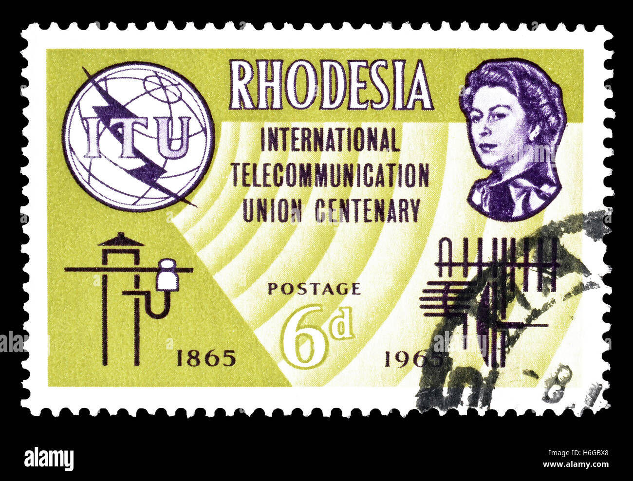 Rhodesia Stamp High Resolution Stock Photography and Images - Alamy