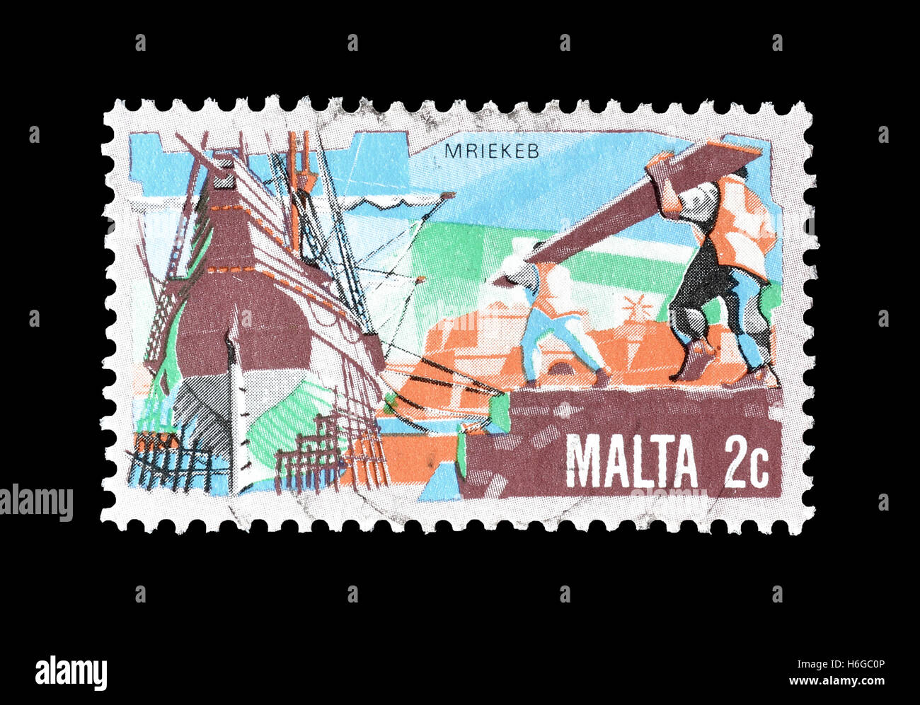 Malta stamp 1981 Stock Photo - Alamy
