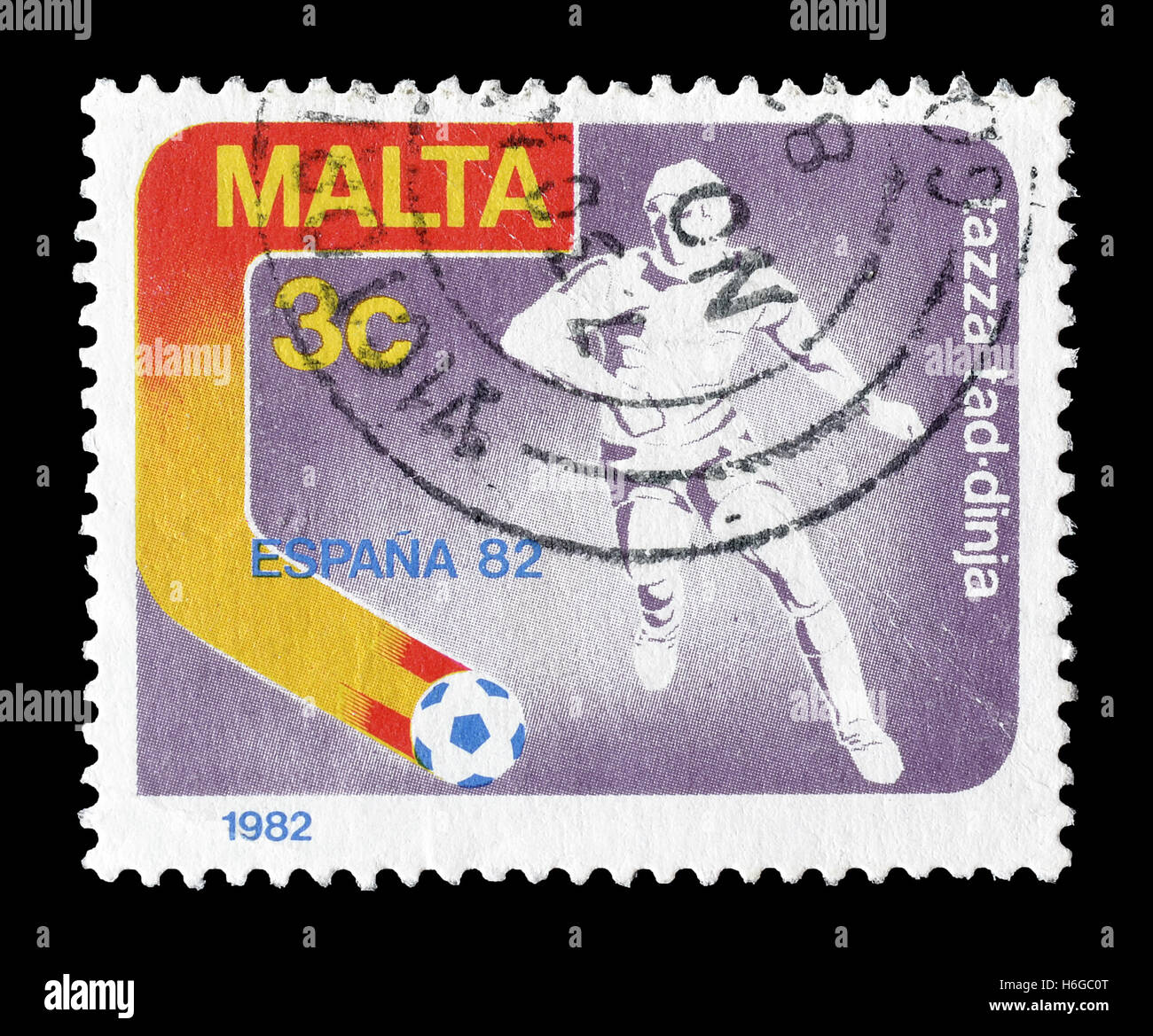 Malta stamp 1982 Stock Photo - Alamy
