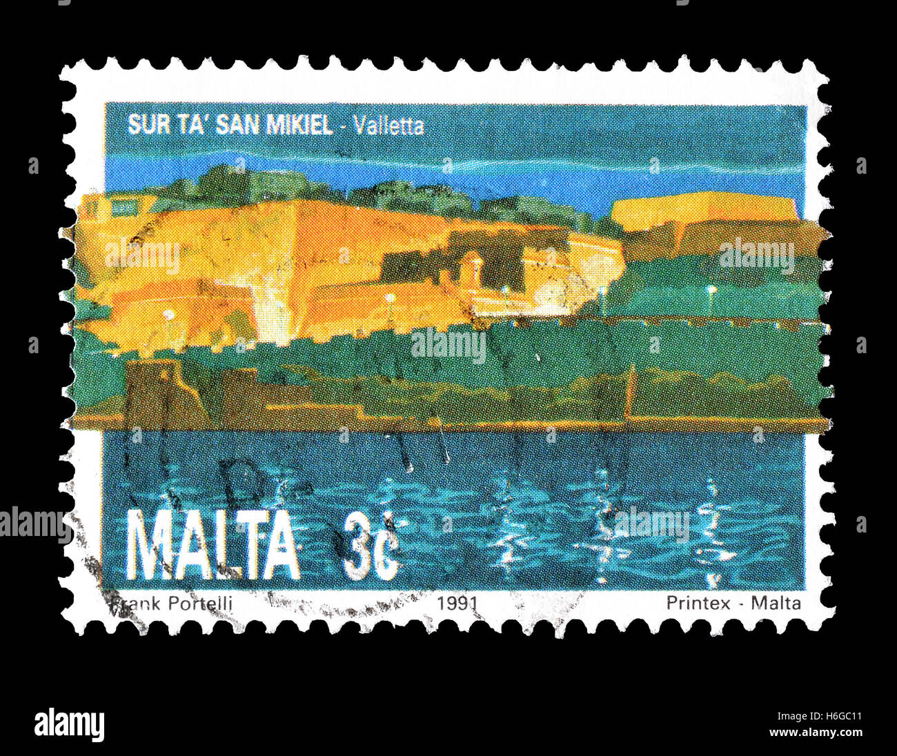 Malta stamp 1991 Stock Photo - Alamy