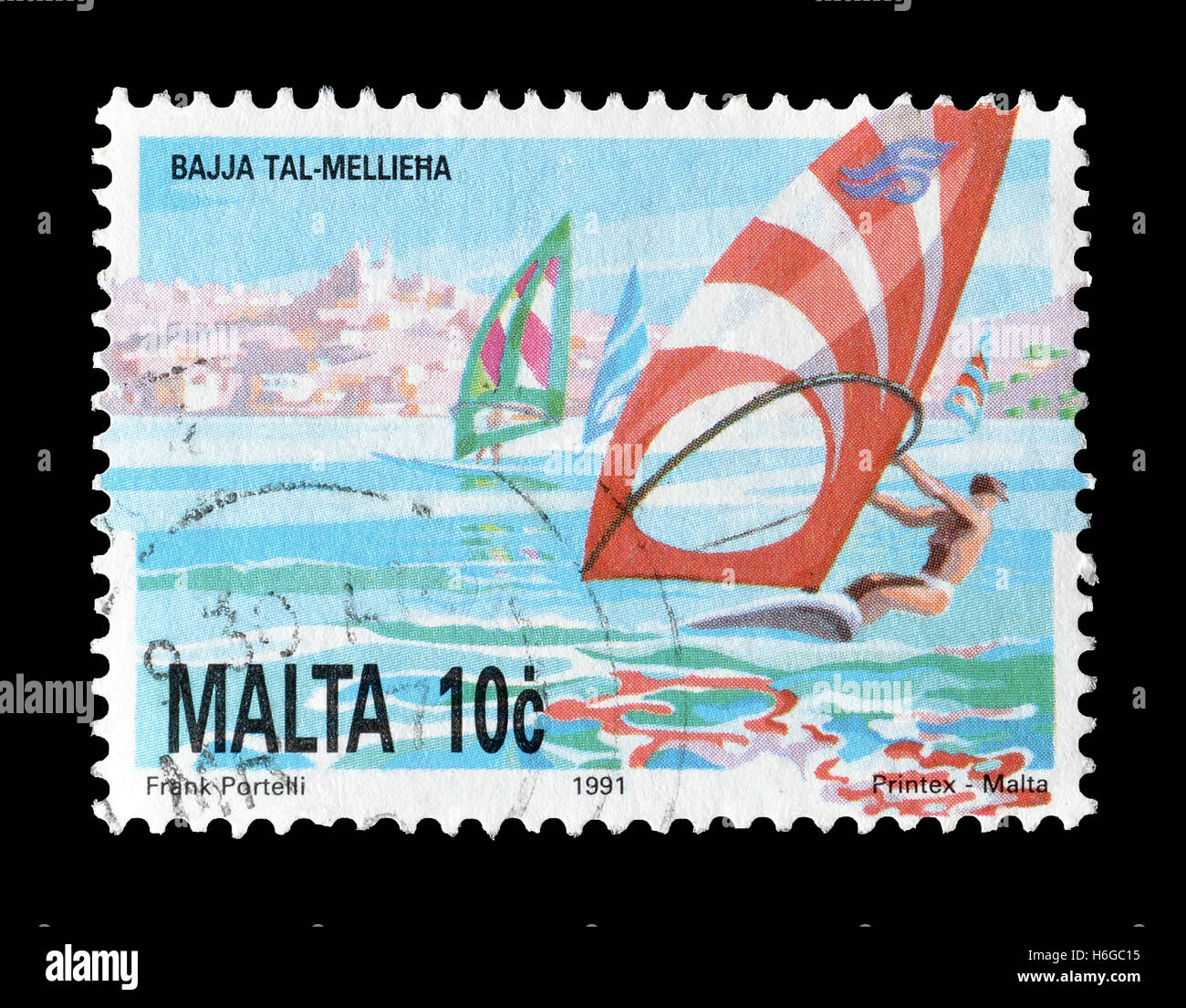 Malta stamp 1991 Stock Photo - Alamy