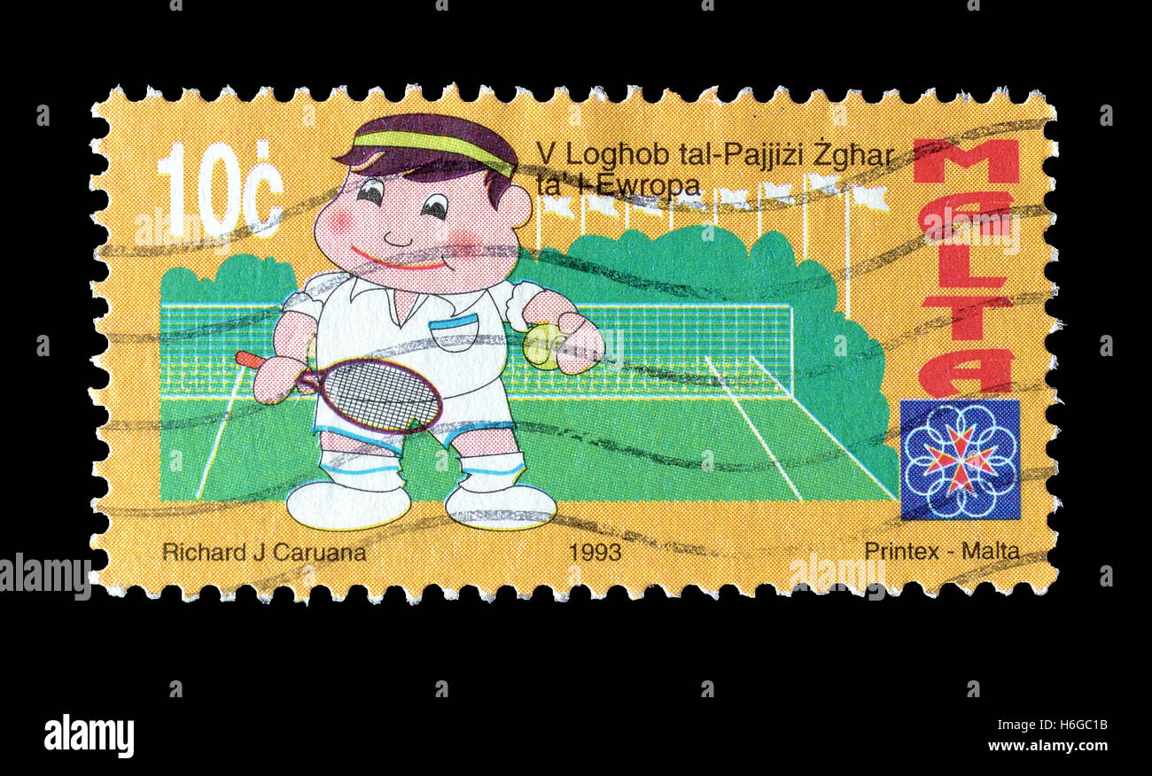 Malta stamp 1993 Stock Photo - Alamy