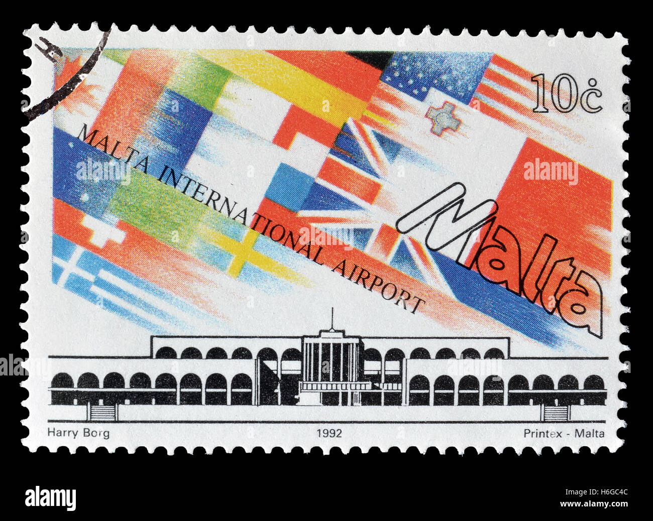 Malta stamp 1992 Stock Photo - Alamy