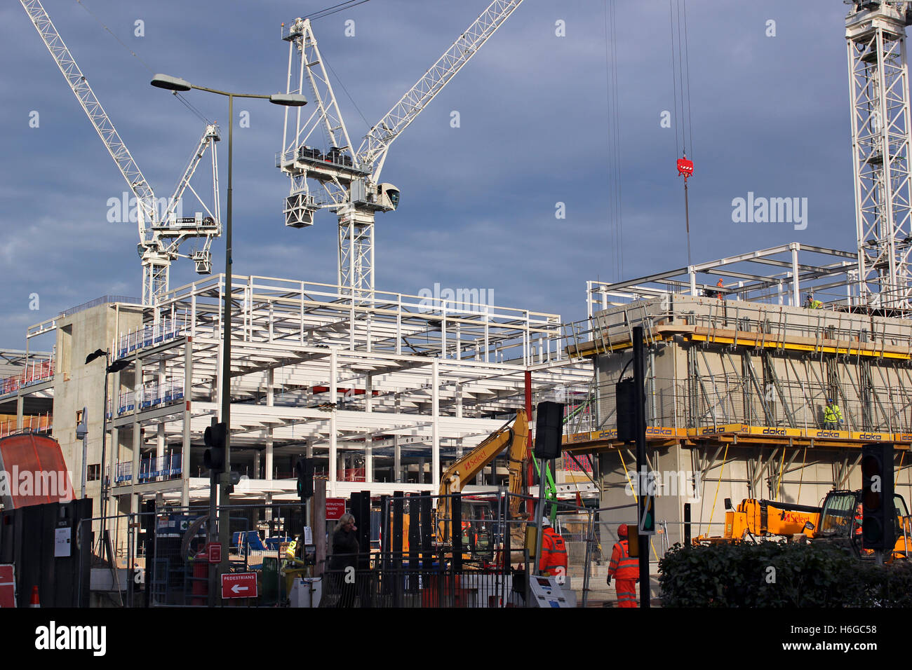 WESTGATE Oxford development construction site Stock Photo - Alamy
