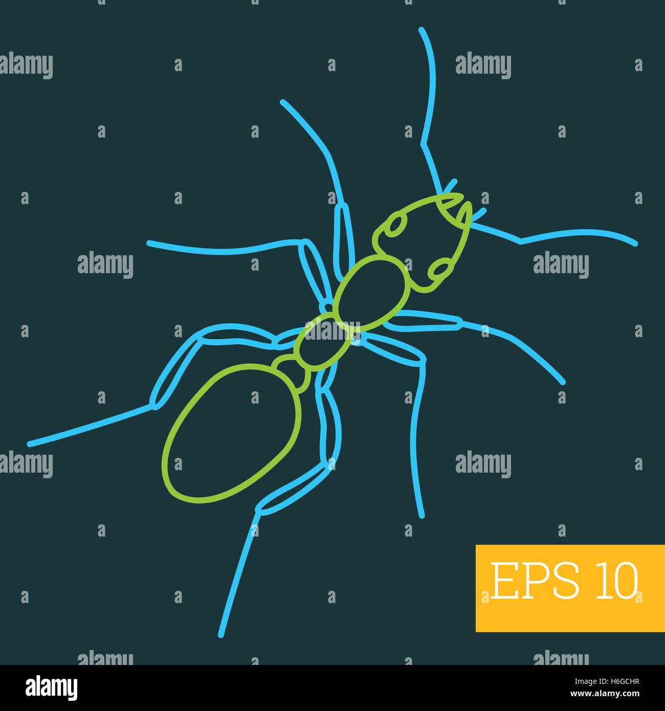 ant insect outline vector Stock Vector Image & Art - Alamy