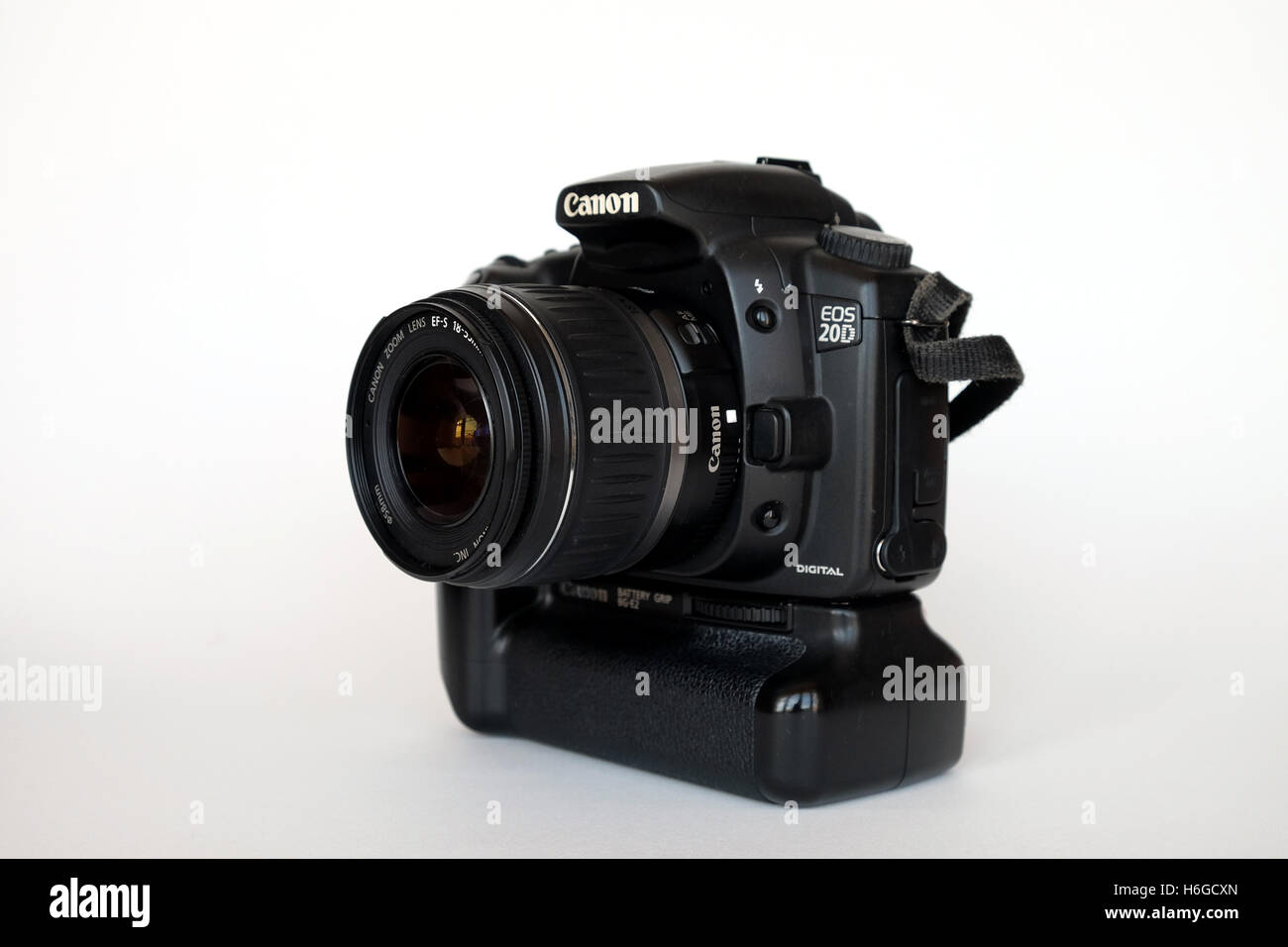DSLR Camera on a White Background Stock Photo - Alamy