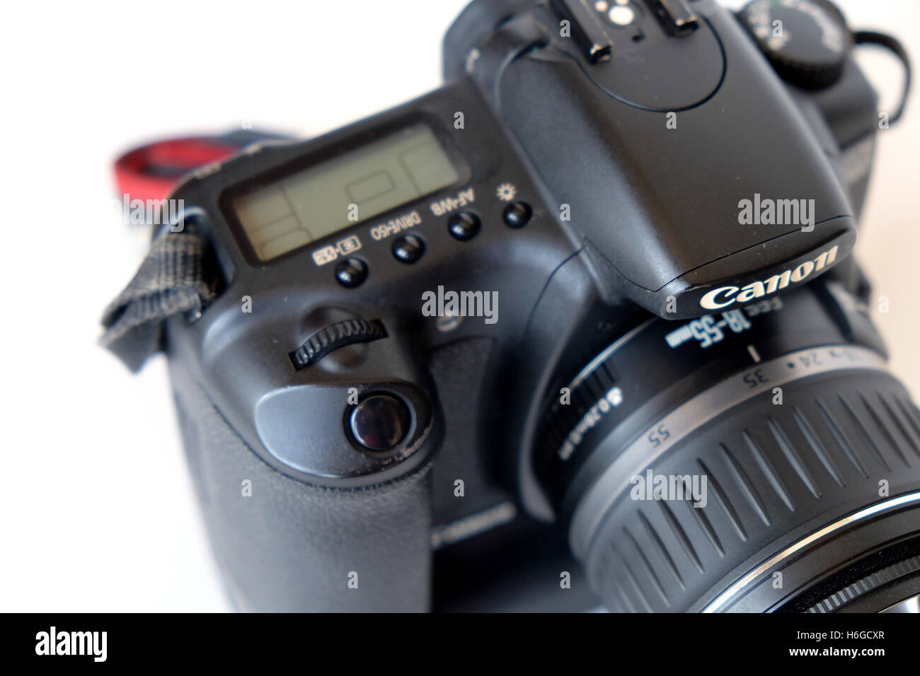 DSLR Camera on a White Background Stock Photo - Alamy
