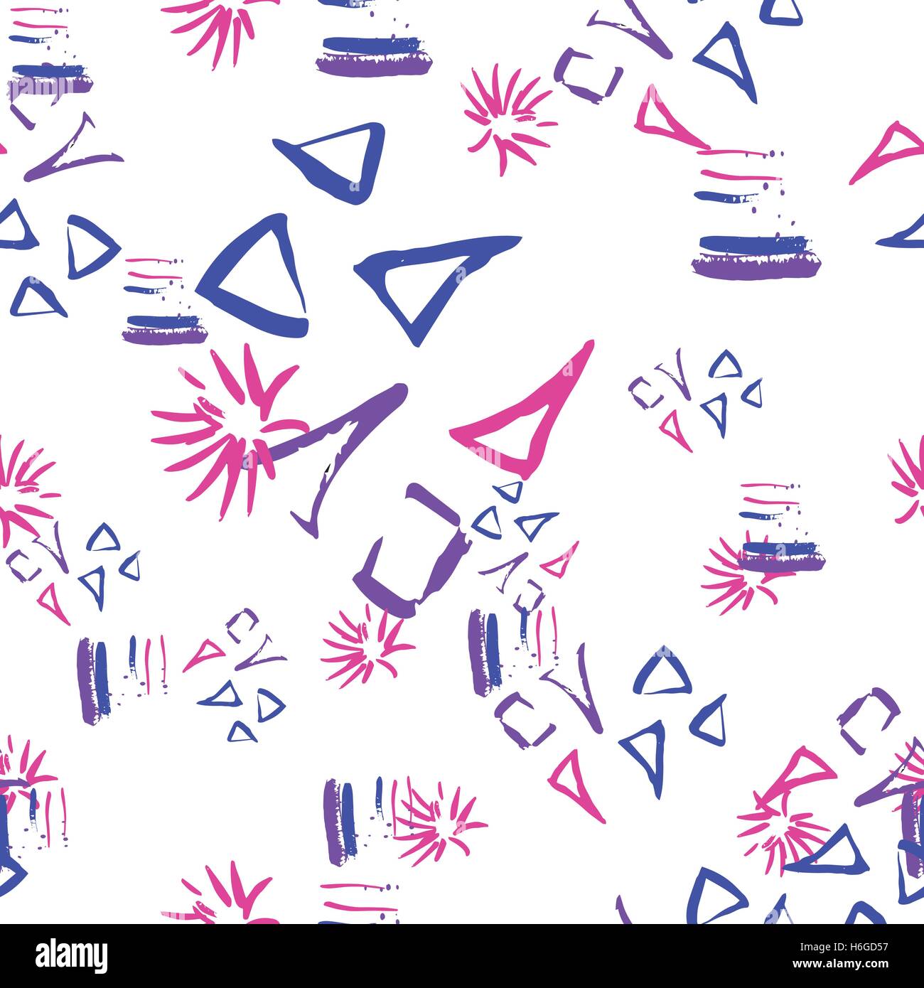 Collage style seamless repeat pattern hi-res stock photography and ...