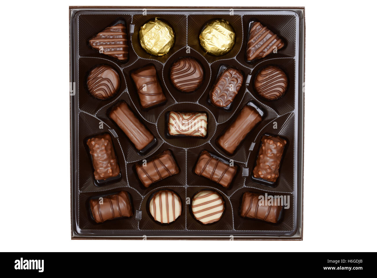 Box Gold Milk Chocolates High Resolution Stock Photography and Images ...
