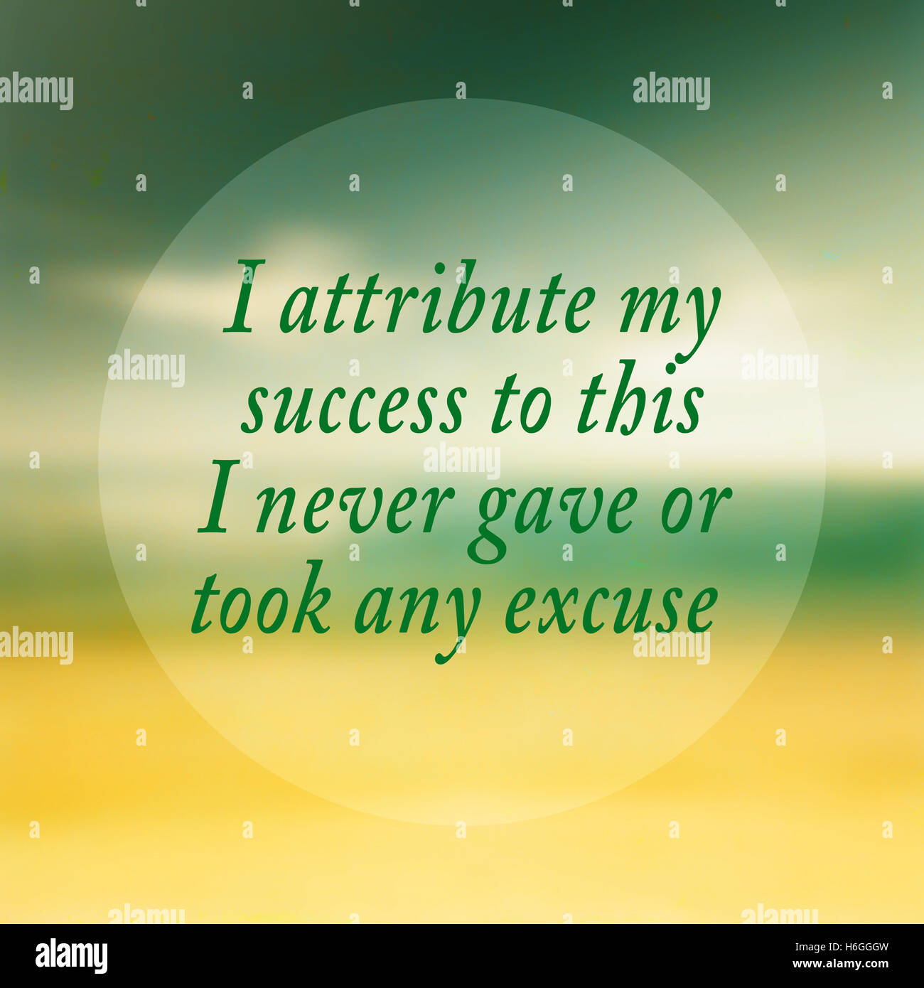 I never gave or took any excuse- quote typographical poster by Florence ...
