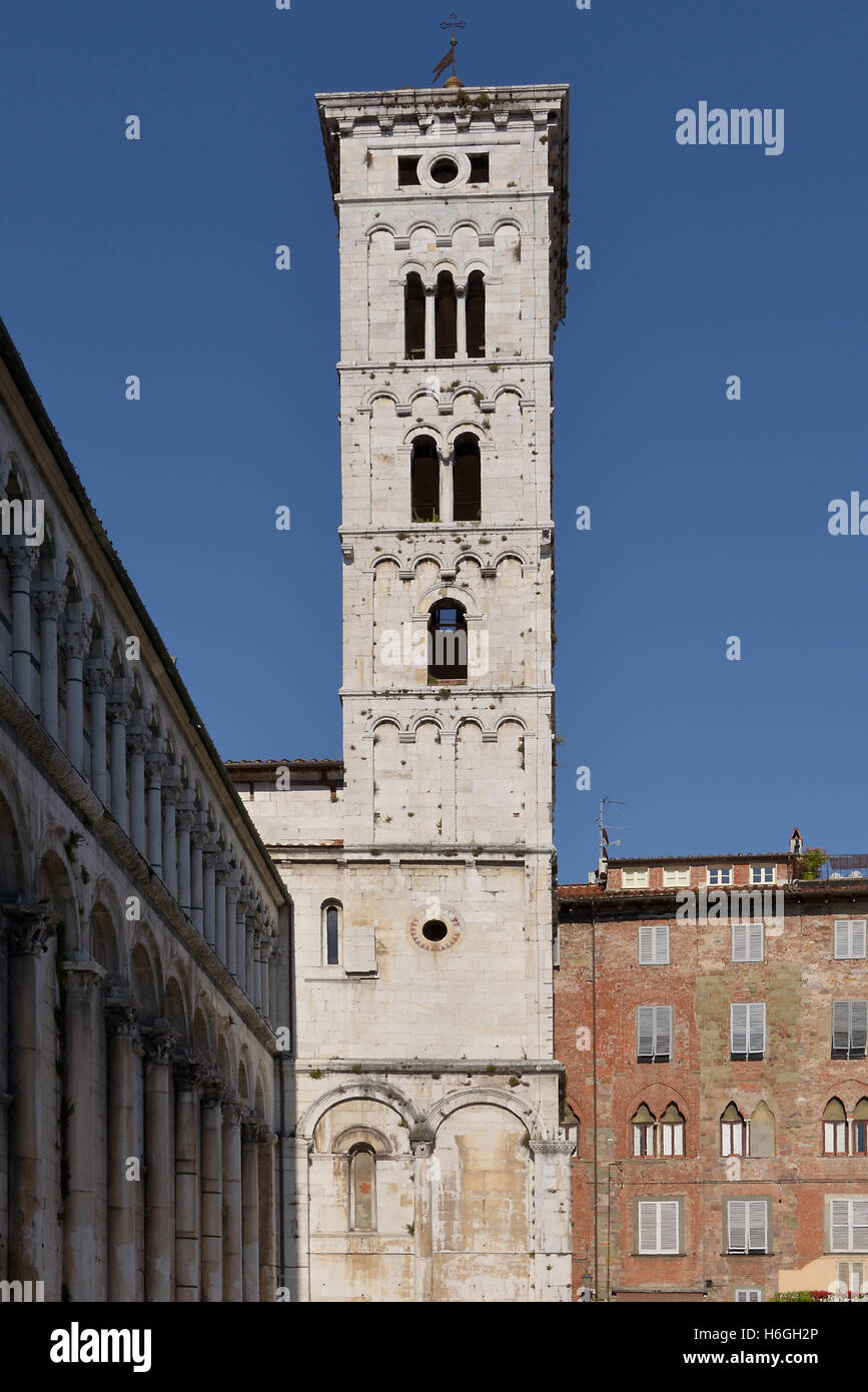 Church at Lucca in Italy Stock Photo - Alamy