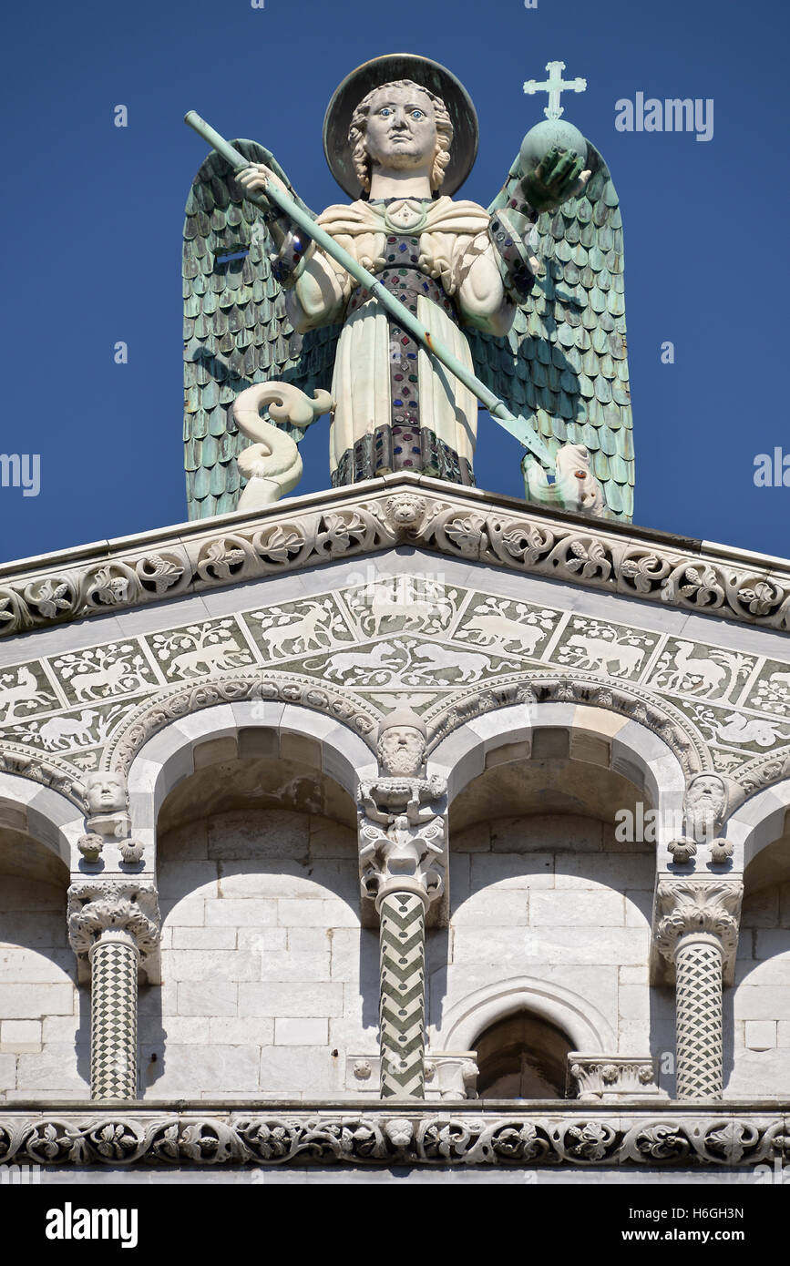 Church at Lucca in Italy Stock Photo - Alamy